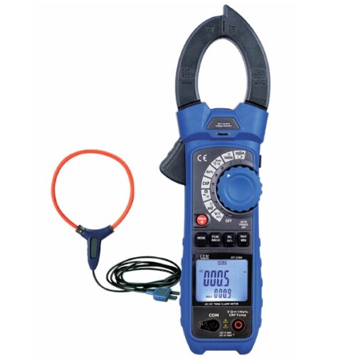 CEM DT-3386 AC/DC Clamp Meter with Flexible Clamp - rapid-tech nz